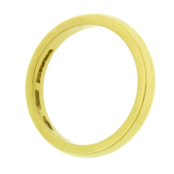 BVLGARI | Jewelry | Bvlgari An8131 Fedi 3 Mm Wide Wedding Band Ring ...